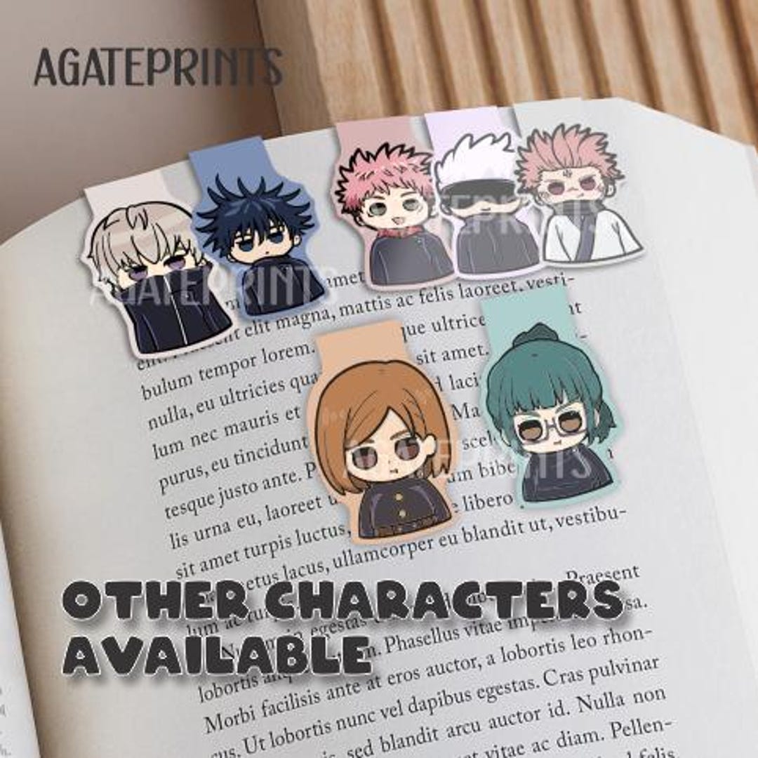 JK Kaisen Gojo Sukuna Chibi Magnetic Bookmark – Book Accessories – Page ...