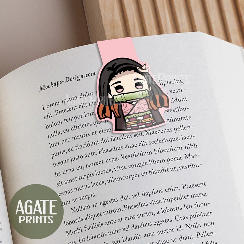 Demon S Hunter Chibi Magnetic Bookmark Nezuko Tanjiro Inosuke Zenitsu ...
