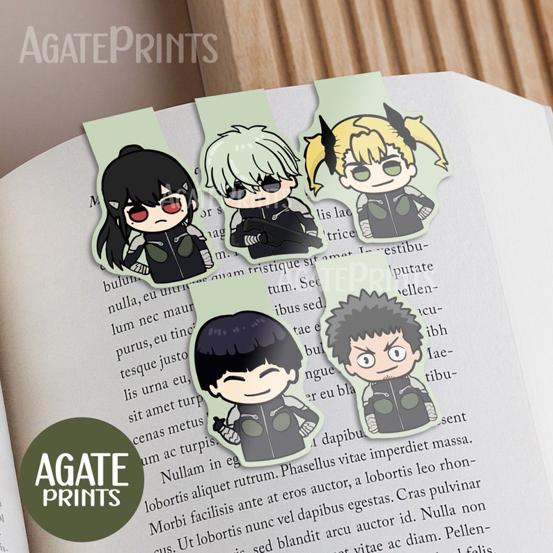 K8 Chibi Magnetic Bookmark – Book Accessories – Page Saver – Page Clip ...