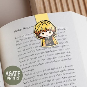 Demon S Hunter Chibi Magnetic Bookmark | Nezuko Tanjiro Inosuke Zenitsu ...