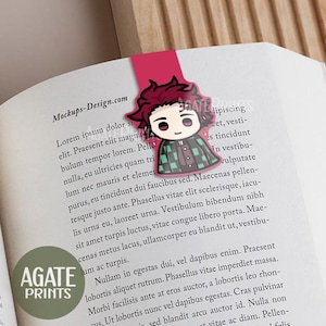 Demon S Hunter Chibi Magnetic Bookmark | Nezuko Tanjiro Inosuke Zenitsu ...