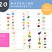 Preschool Tracing and Matching Worksheets Bundle, Tracing Worksheets ...