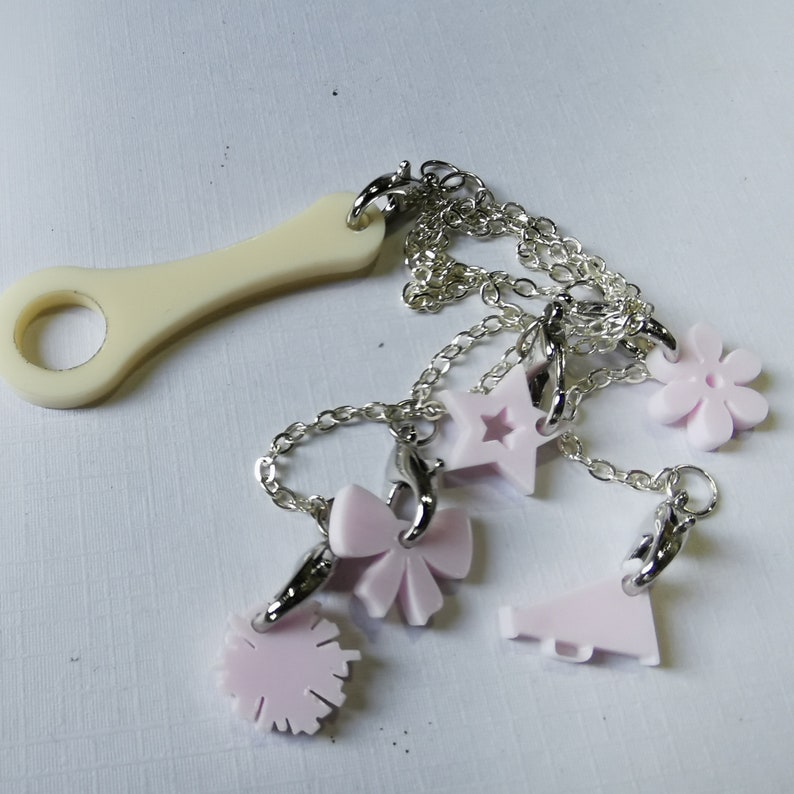 Cheer Leader Charm SVG, Straw Charm SVG, Bundle Cheer Leading Charms ...