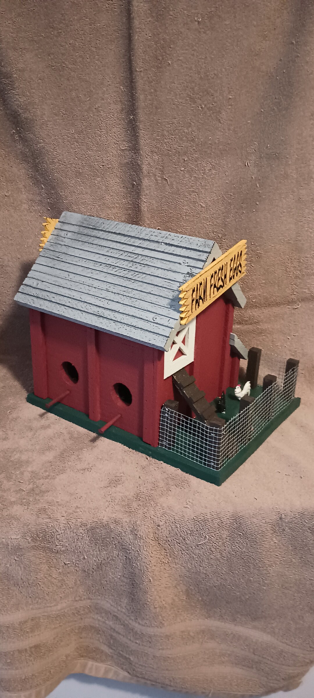 Chicken Coop Birdhouse Barnyard Bird House Chicken Lady - Etsy