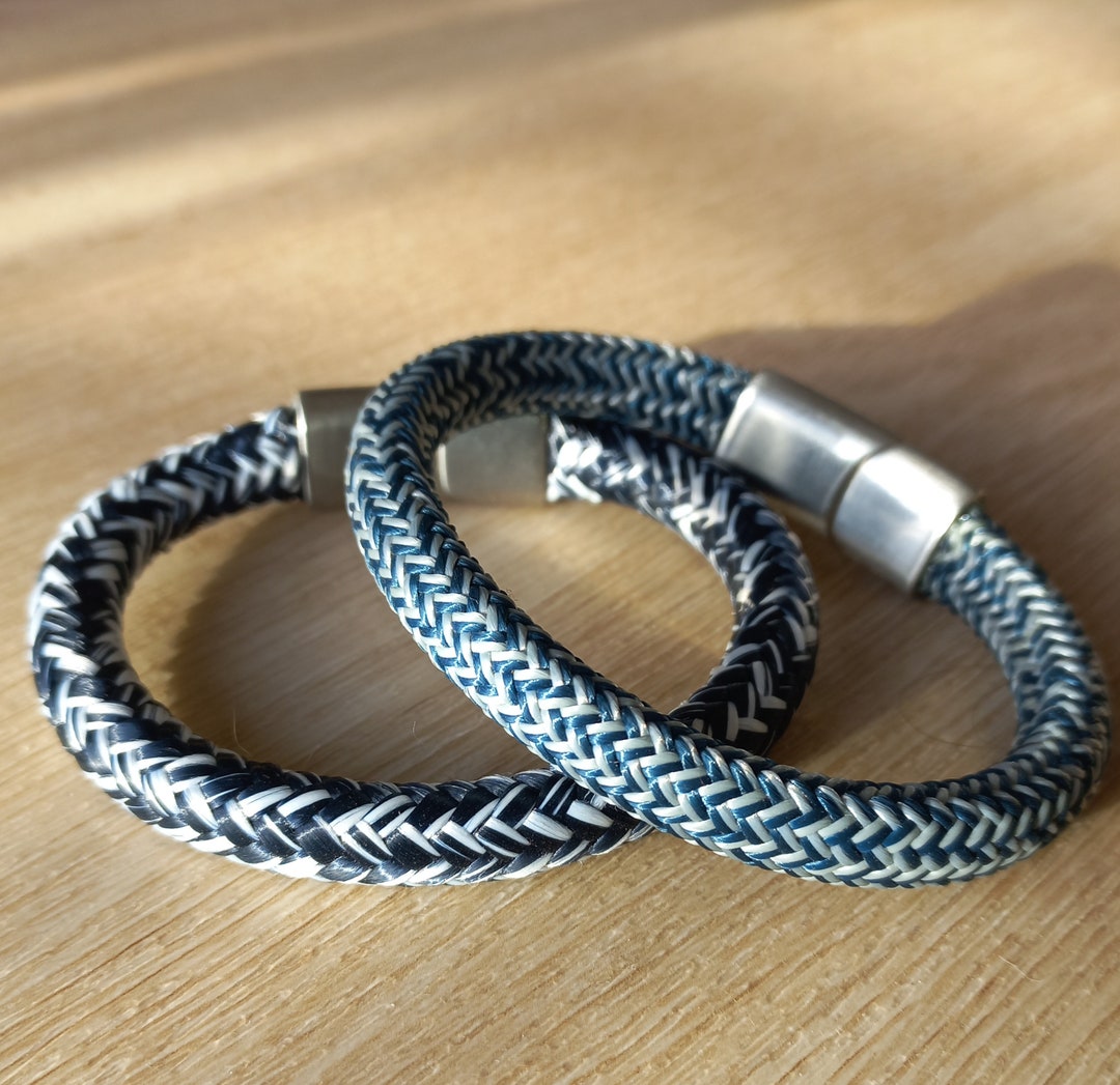 Marine Bracelet, Boat Rope, End, Halyard, Handmade, 2 Colors to Choose ...