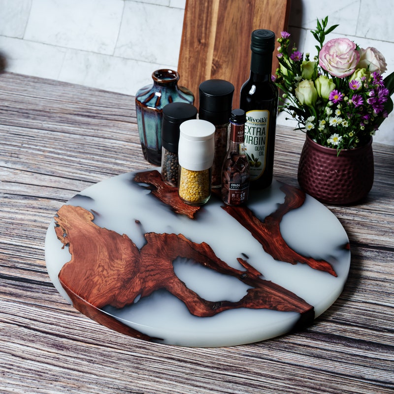 Lazy Susan’s Blue and Gold - Etsy