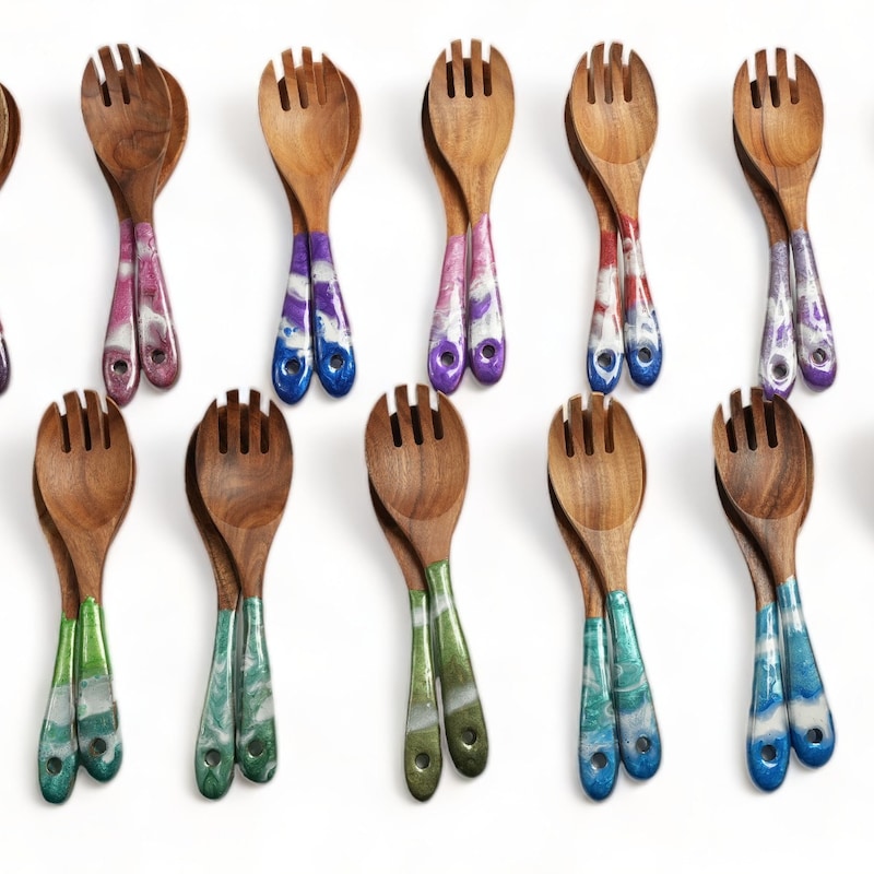 Colorful Utensils Set - Etsy