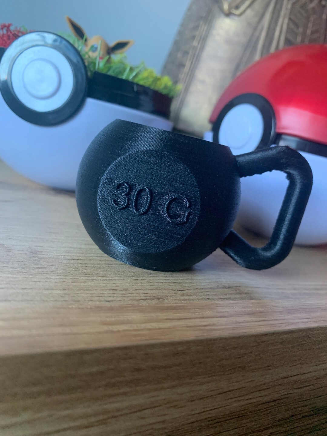 Kettlebell Protein Scooper - 30G Capacity - Fitness Weightlifter Gift ...