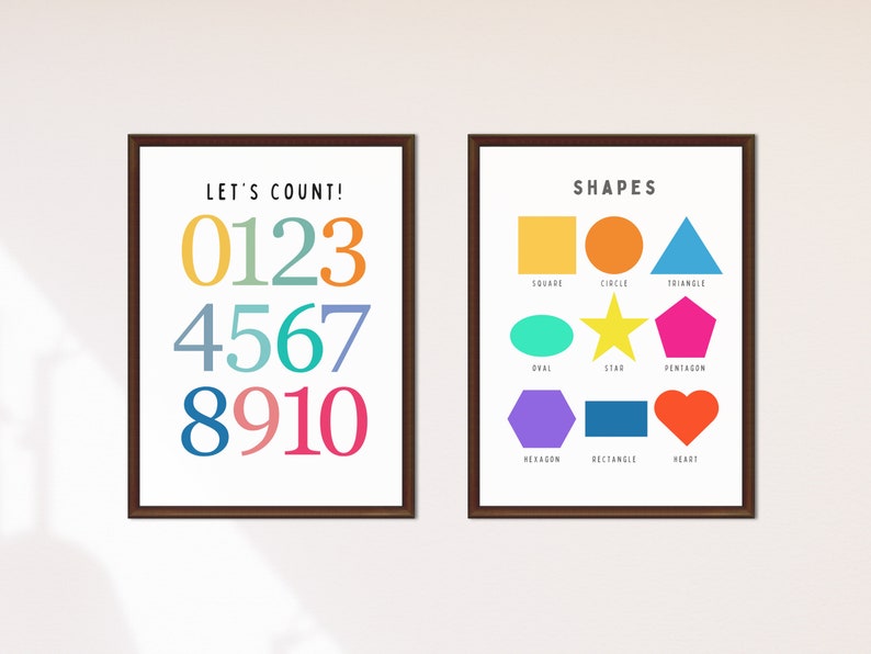 Printable Preschool Learning Kit: Abcs, 123s, Shapes, Colors, Toddler ...