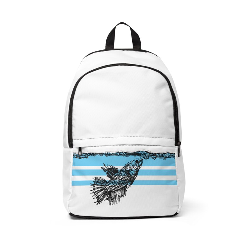 Breath. - Unisex Fabric Backpack - Etsy