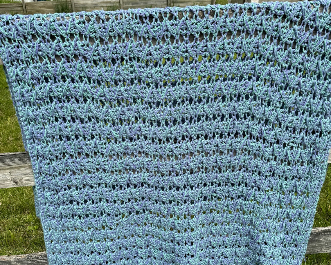 Quick and Easy Modern Crochet Blanket Pattern Crochet Blanket Tutorial ...