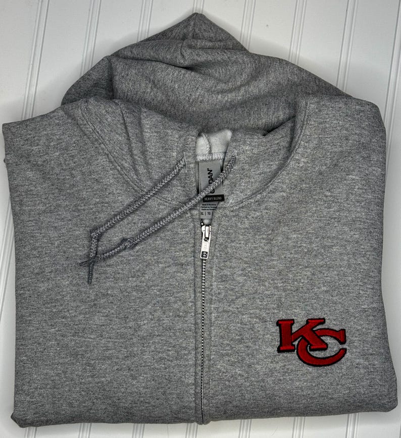 Kansas City Chiefs Embroidered Sweatshirt Chiefs Football Gear Kansas ...