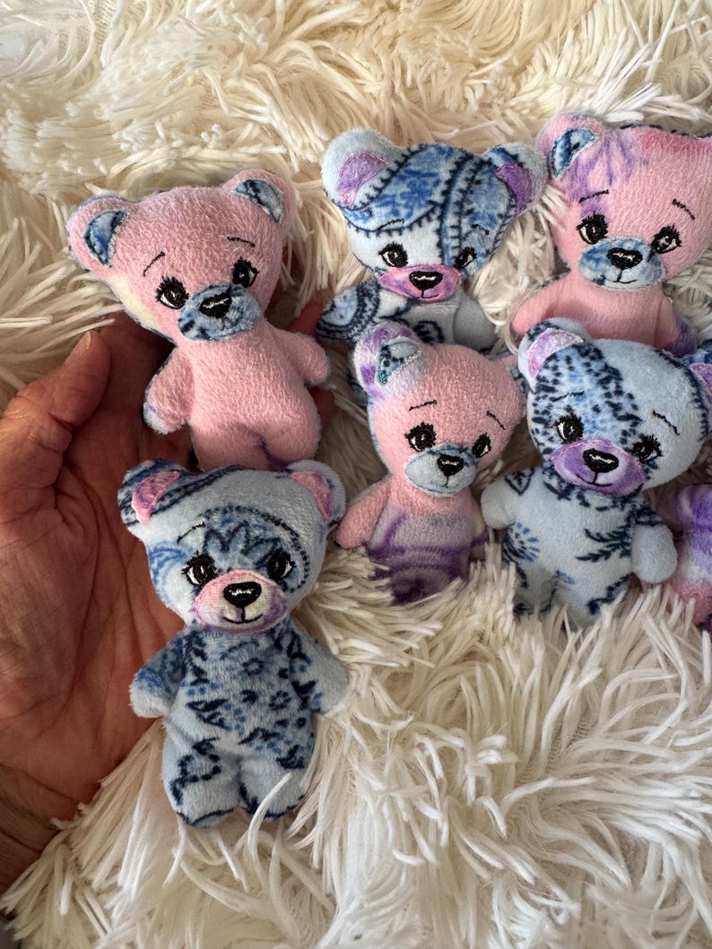 Tiny Memory Bear From Loved One's Clothing- Mini Keepsake Gift ...