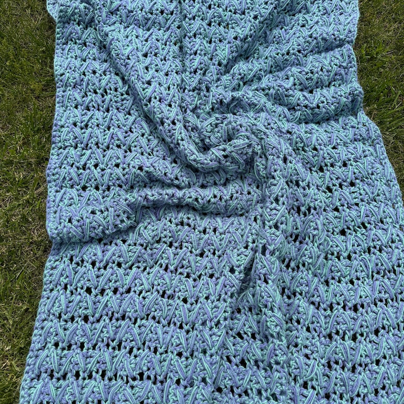 Quick and Easy Modern Crochet Blanket Pattern Crochet Blanket Tutorial ...
