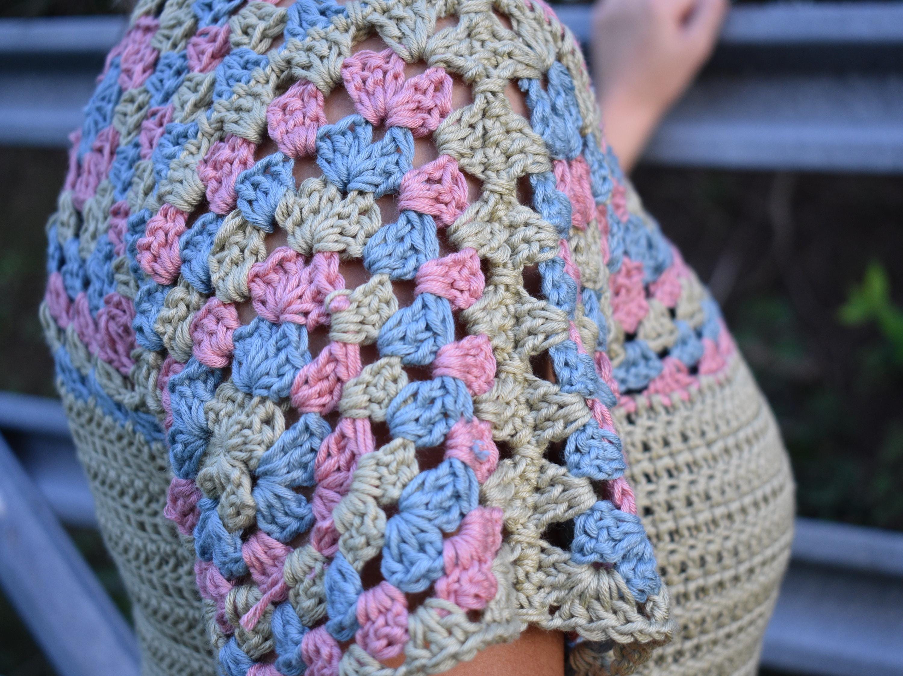 Quick and Easy Granny Square Tee Shirt Pattern - Etsy