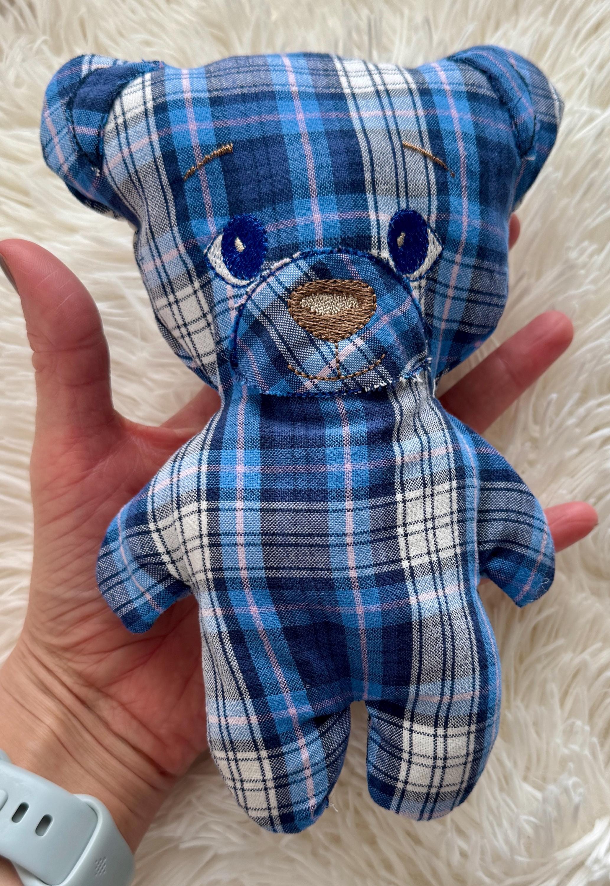 MINI Personalized Memory Bear, Loved One Memory Keepsake Custom From ...