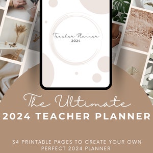 2024 Ultimate Teacher Planner Printable Planner PDF - Etsy