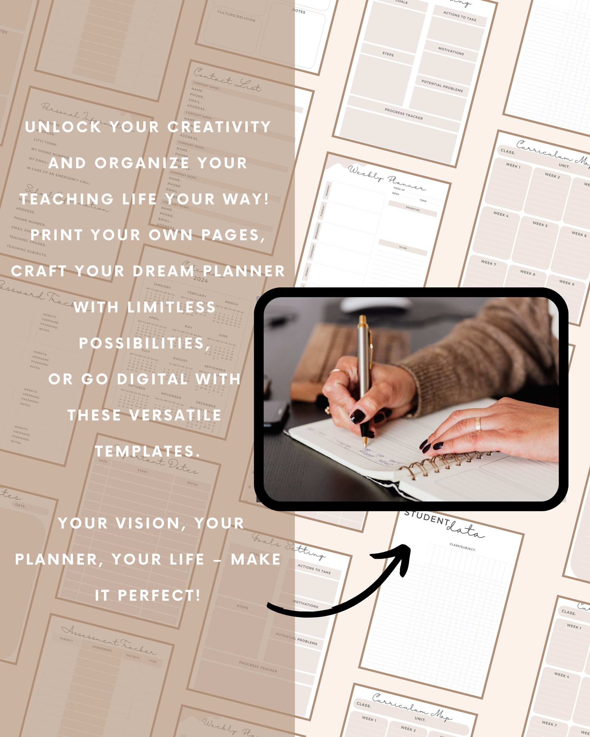 2024 Ultimate Teacher Planner Printable Planner PDF - Etsy
