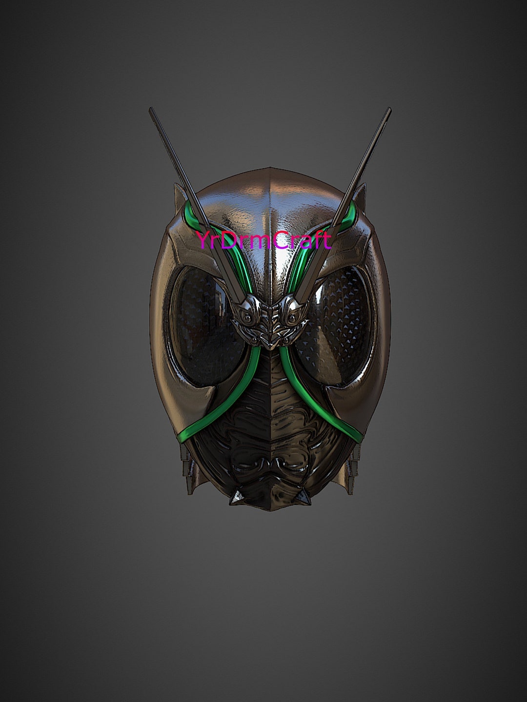 Kamen Rider Shadowmoon Black Sun Helmet STL - Etsy