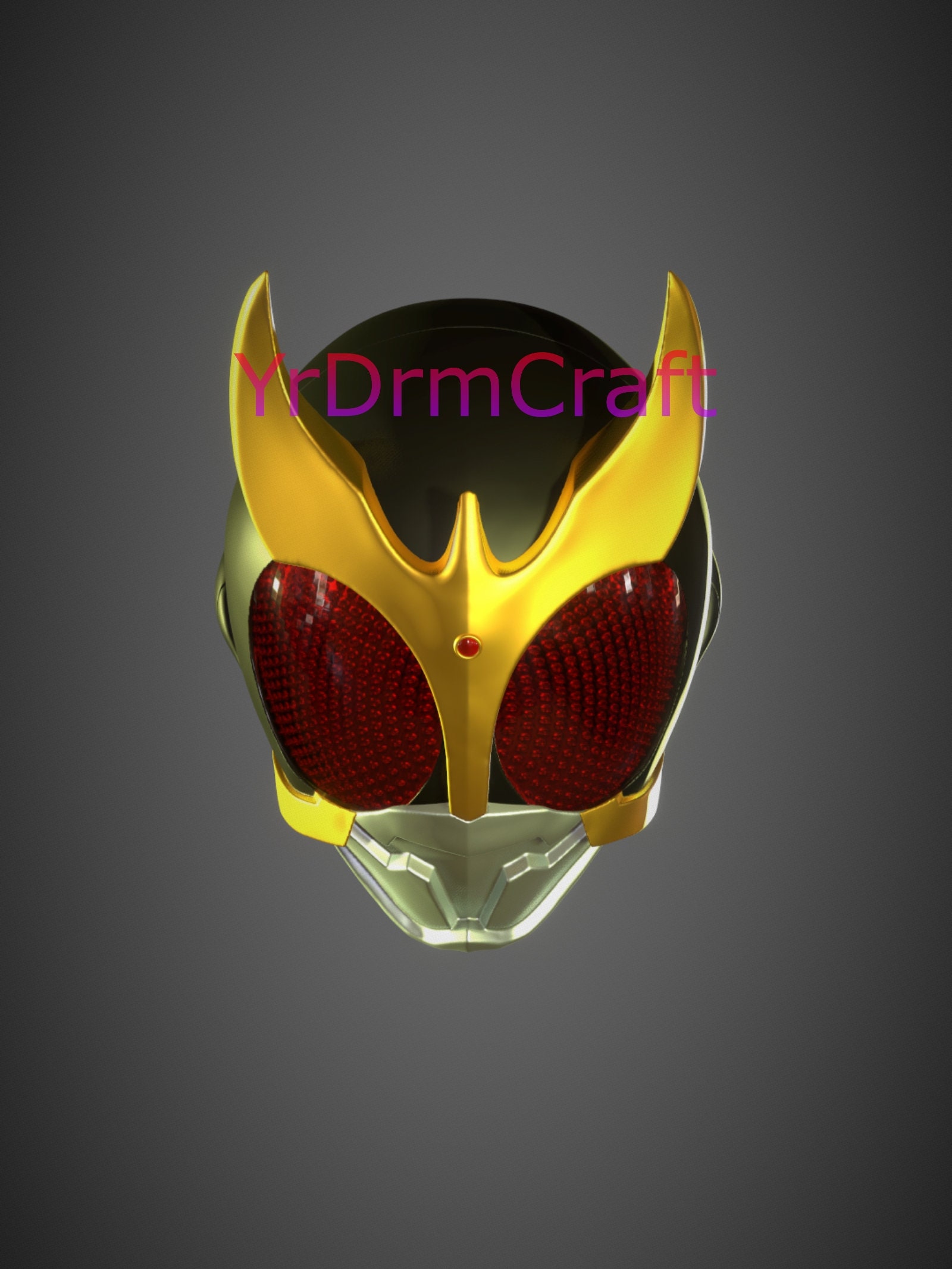 Kamen Rider Kuuga New Helmet STL - Etsy