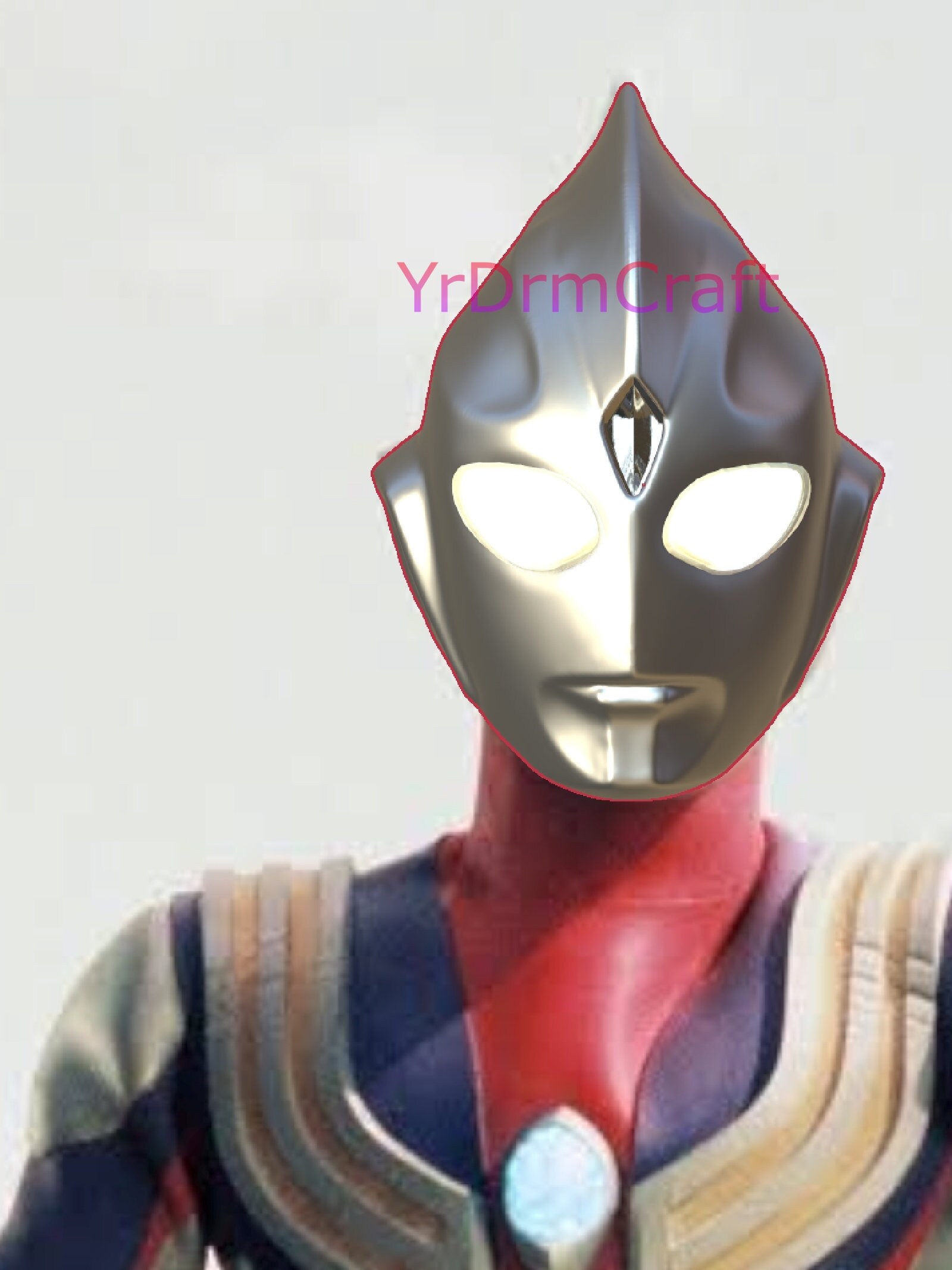 Helmet Ultraman Tiga 3d - Etsy