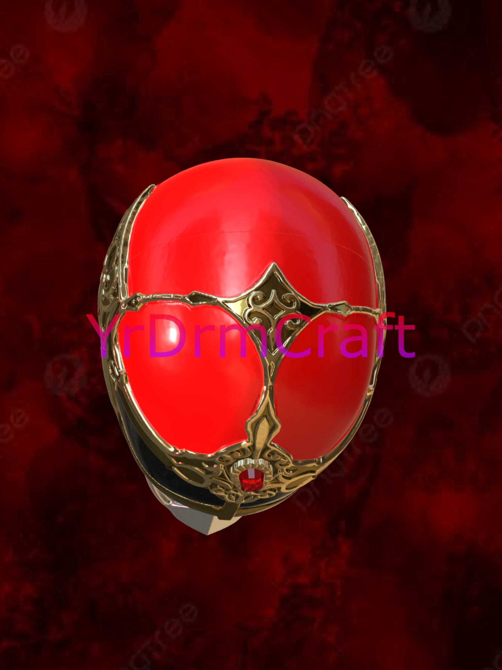 Dai Sentai Red Google V Helmet STL - Etsy