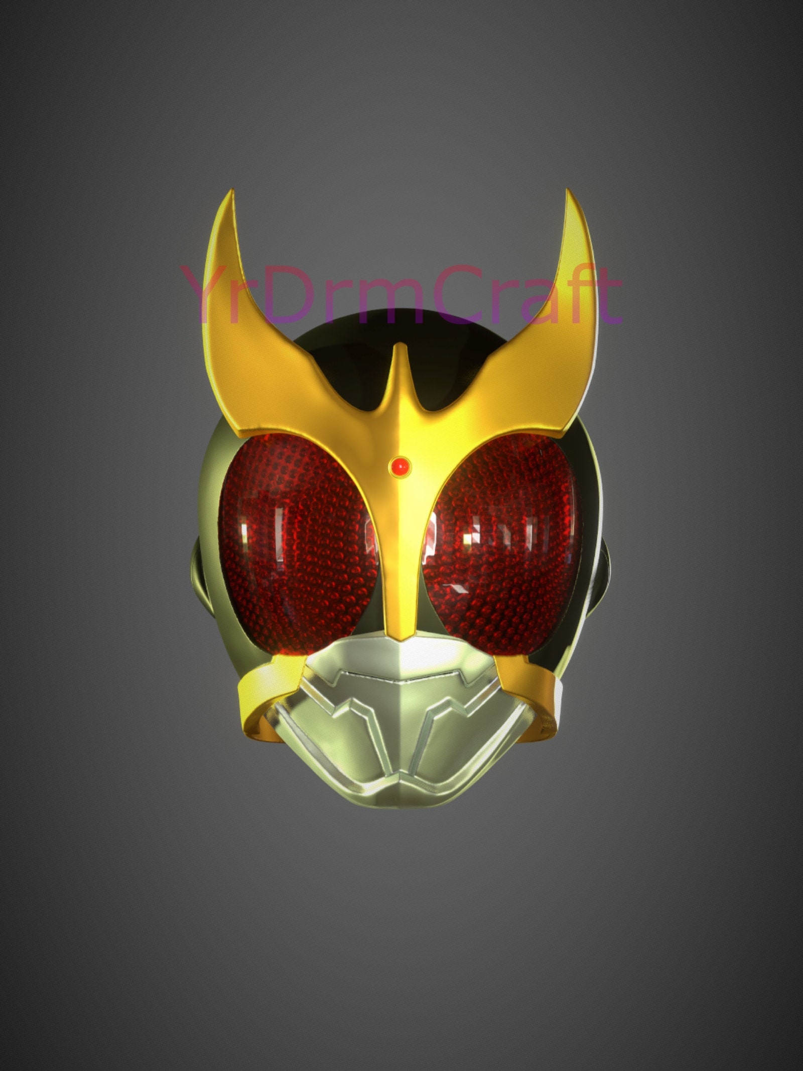 Kamen Rider Kuuga New Helmet STL - Etsy