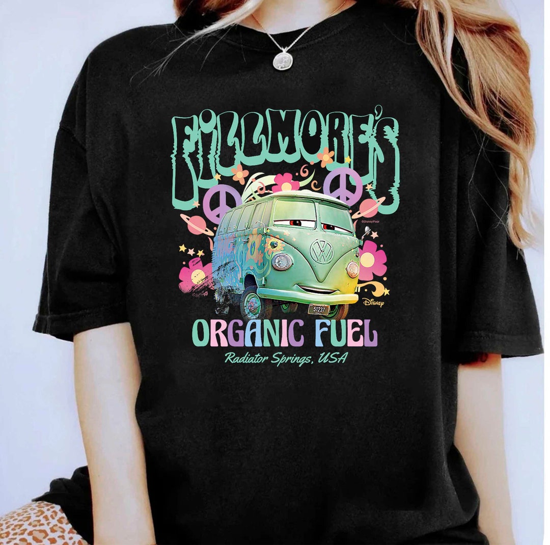 Fillmore Organic Fuel Shirt, Disneyland Cars Movie Sweatshirt, Cars ...