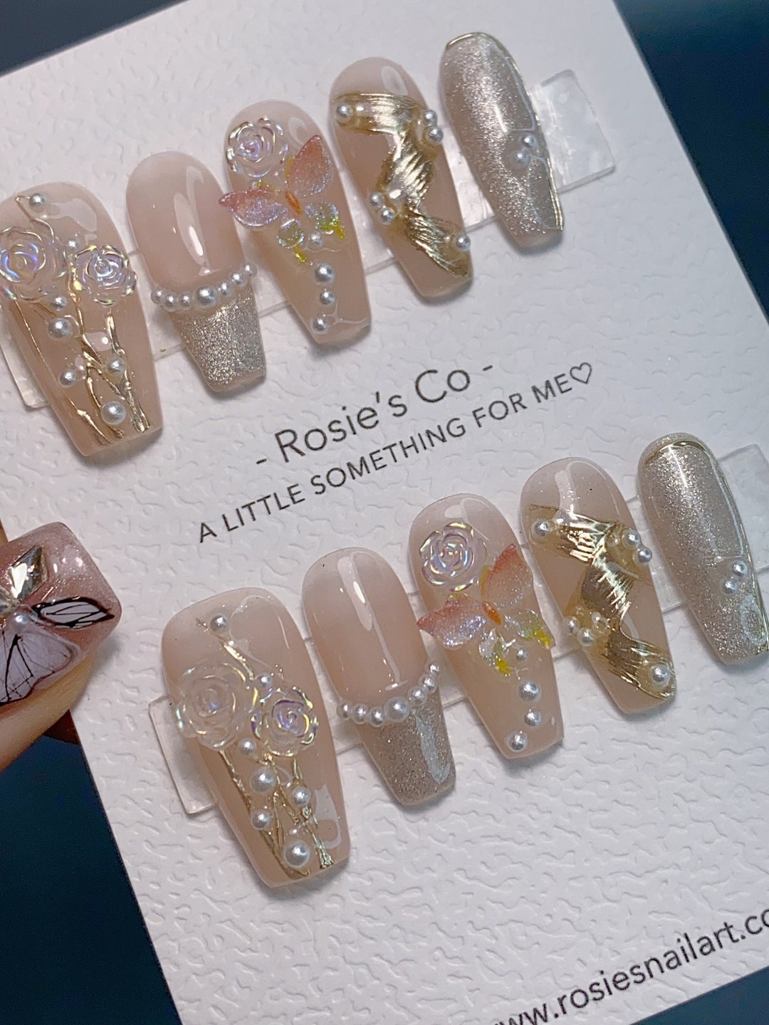 Reusable Closer and Closer /hand Painted Nails / Faux Nails / Gel Nails ...