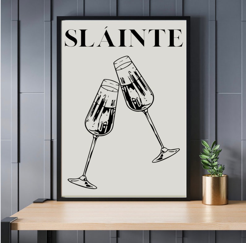 Sláinte Poster A4 - Etsy