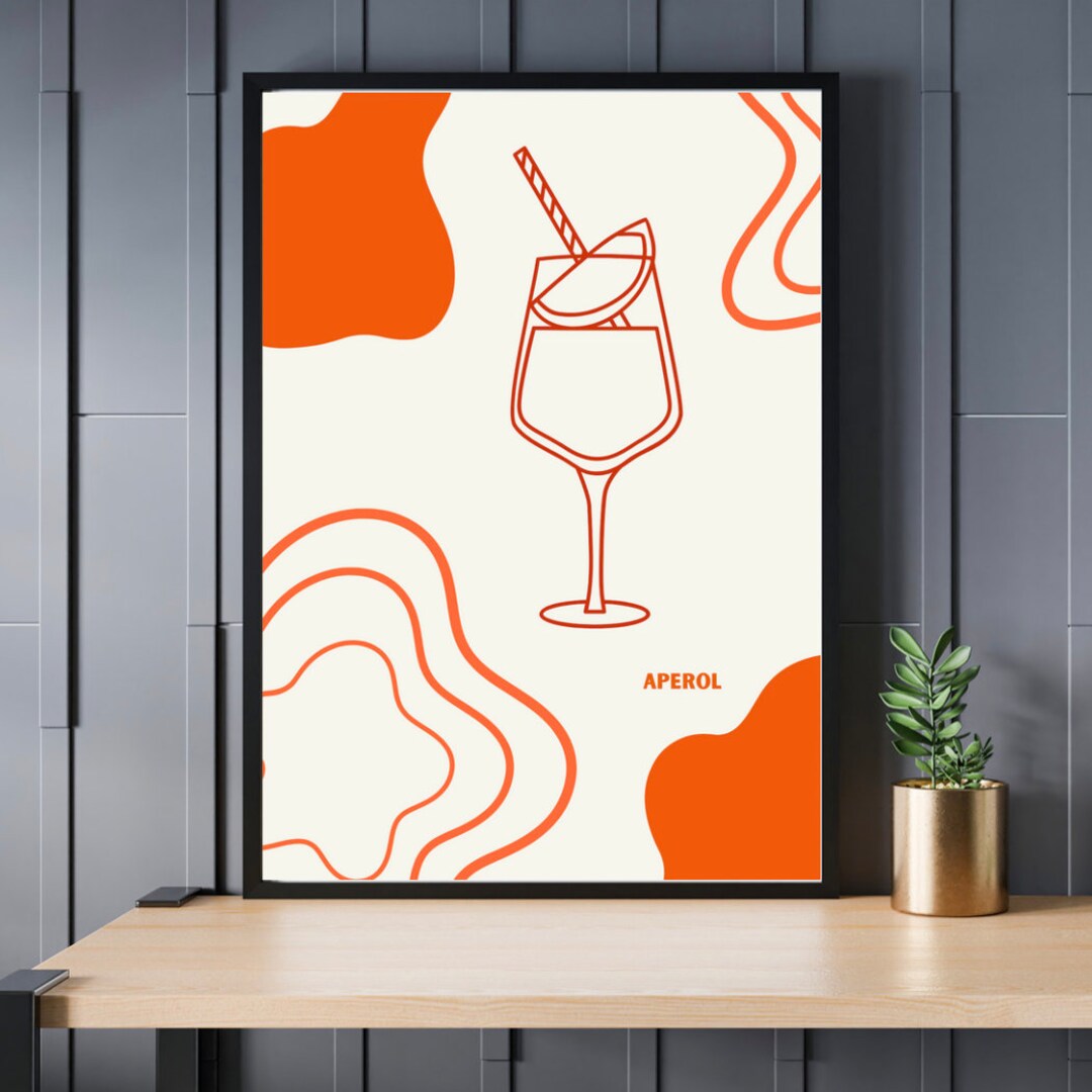 Aperol Spritz Print - Etsy