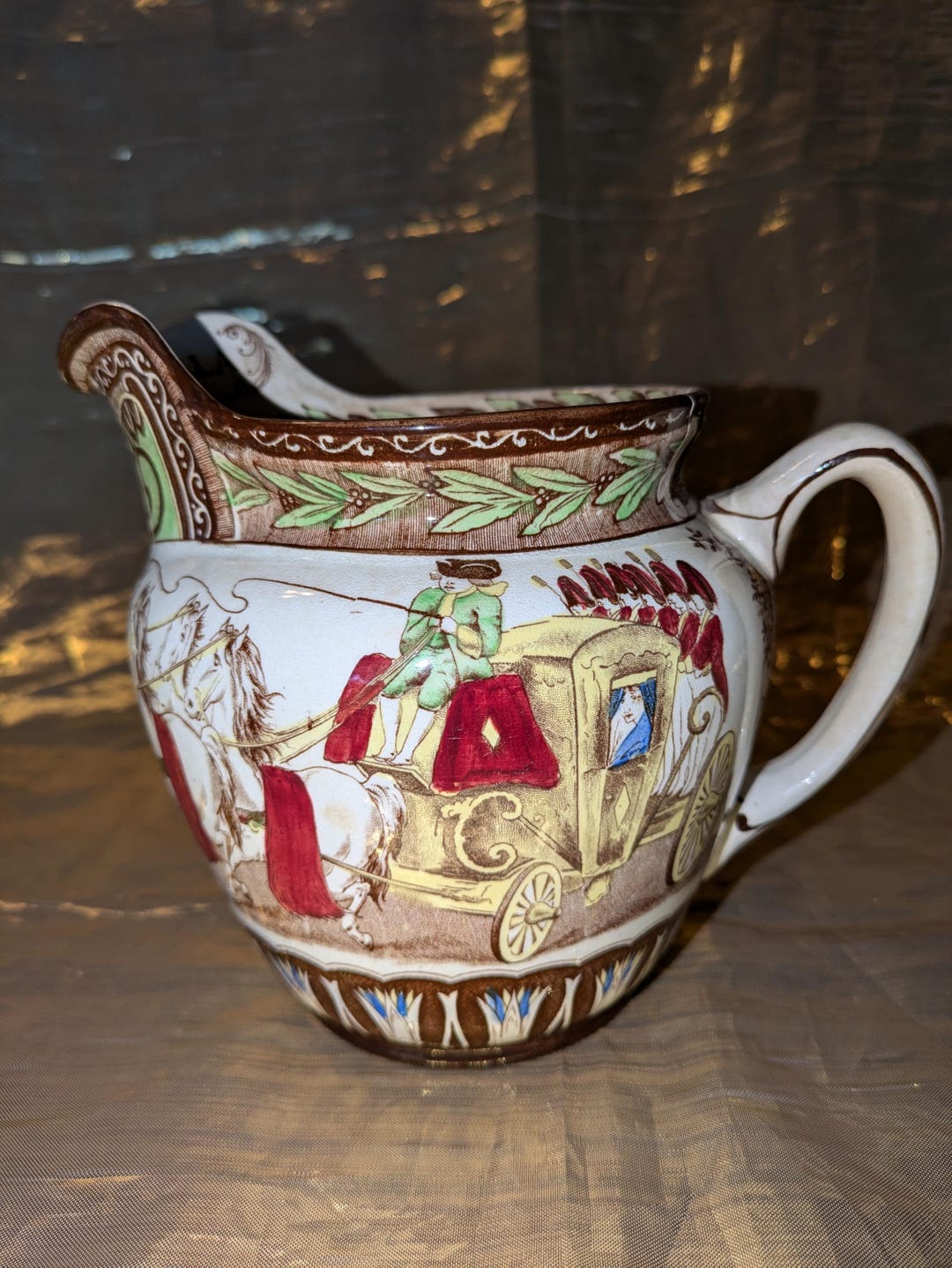 1907 Rare Cinderella Buffalo Pottery Pitcher - Etsy