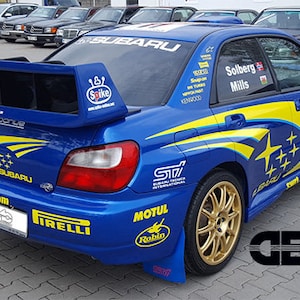 Subaru Impreza WRC 2000 -2007 Replica Project Design Vector File for ...