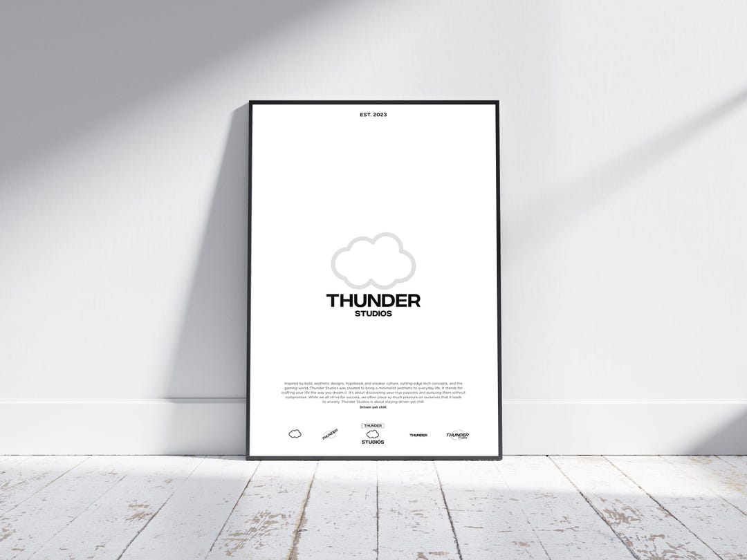 Thunder Studios Brand Poster - Etsy