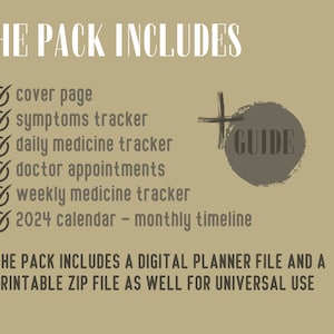 MEDICAL PLANNER Digital and Printable Minimal Theme | Doctor ...