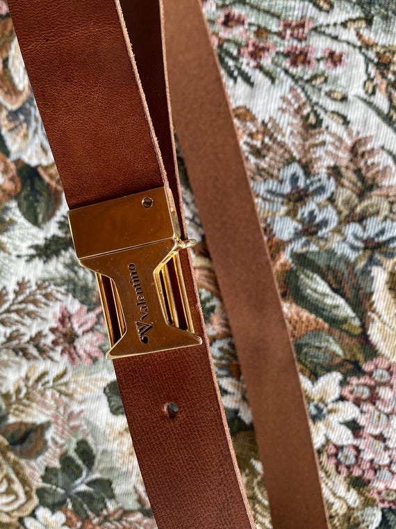 Rare 80s Vintage Valentino belt/ Designer vintage bel… - Gem