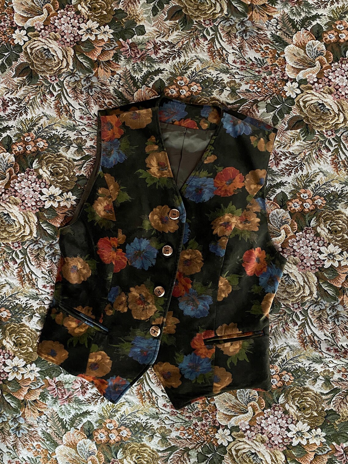Vintage Gilet Vest Traditional Folk Vest Tyrol Alpen Vest, Bavarian ...