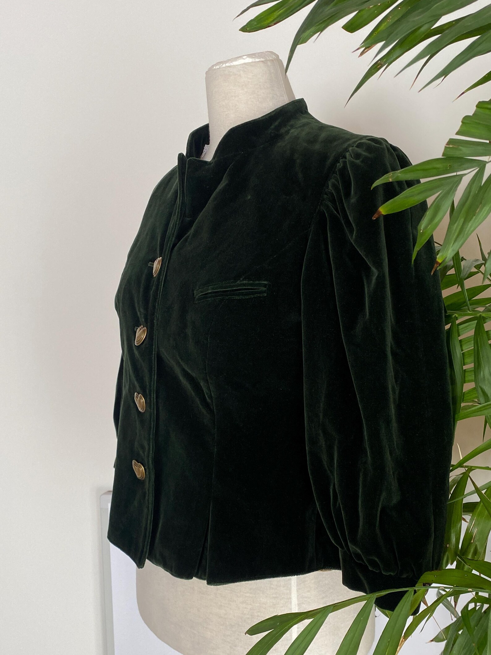 Trachten Velvet Blazer Salzburger Dirndl / Austrian Folk Blazer/ Dark ...