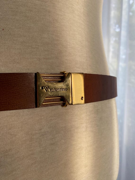 Rare 80s Vintage Valentino belt/ Designer vintage bel… - Gem