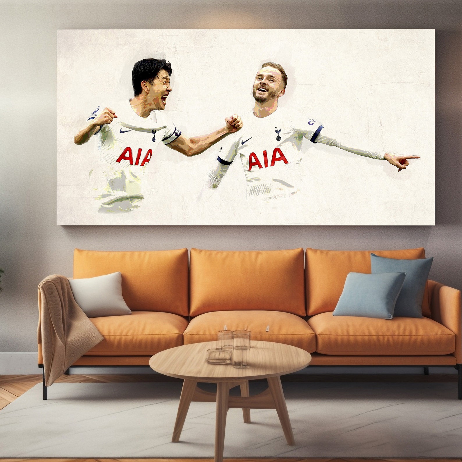 Son Heung-min and James Maddison Poster, Tottenham Hotspur Poster ...