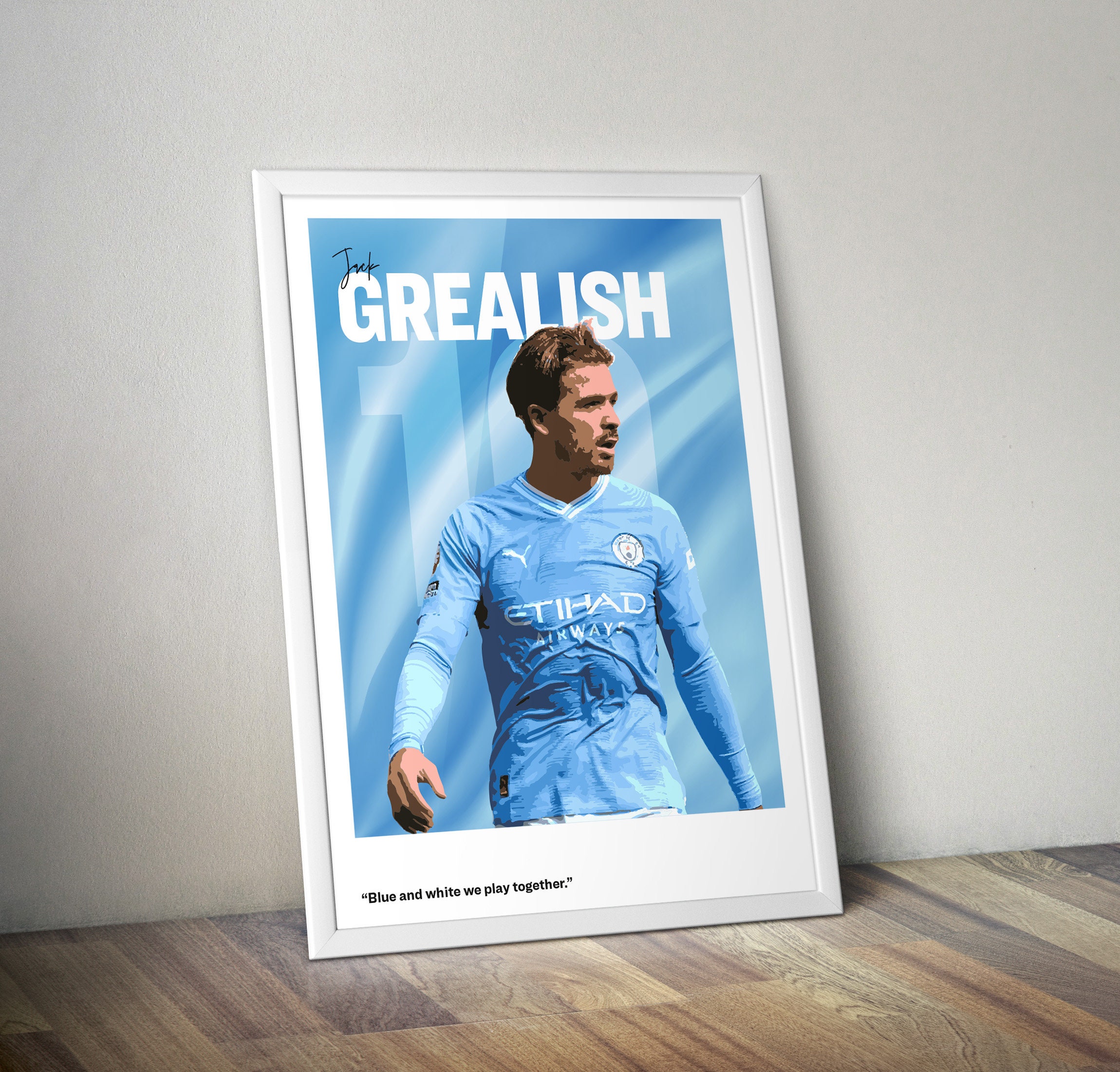 Jack Grealish 2023/24 Manchester City Poster Digital Poster - Etsy