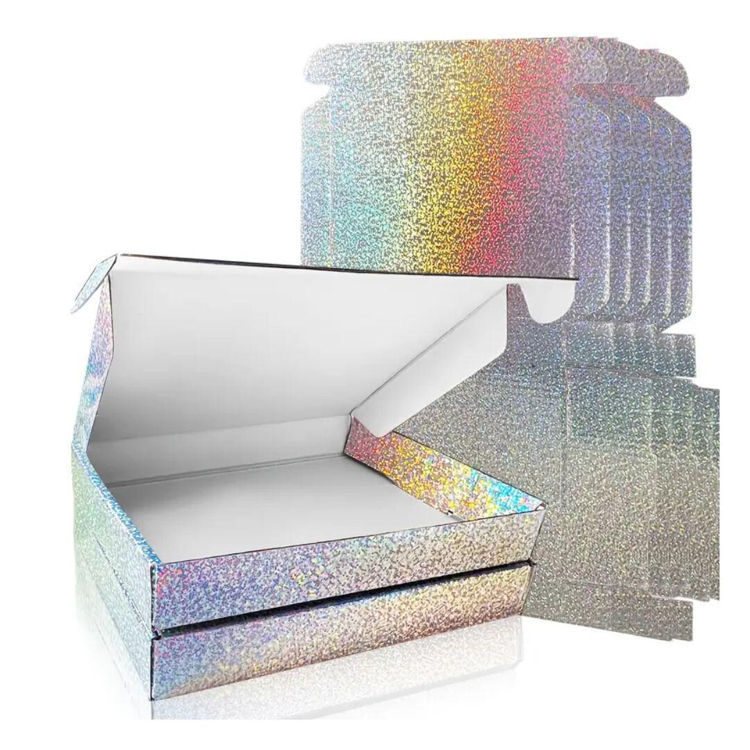 Holographic Ombre Rainbow Gift Box - Shiny Colorful Packaging - Etsy