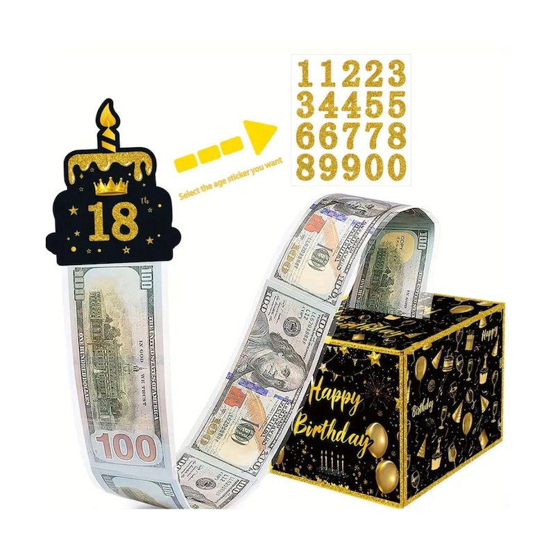 Cash Gift Box With Balloons - 60+ Gift Ideas for 2026