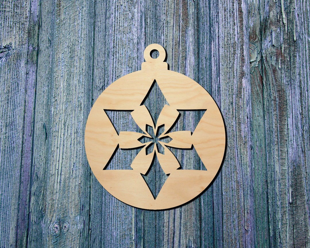 Cryo Element Ornament Wood Decor Genshin Impact Inspired Fan Made - Etsy