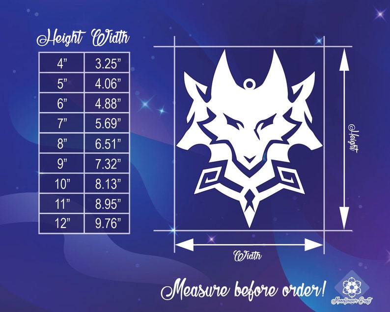 Wriothesley Constellation Ornament Wood Decor Genshin - Etsy