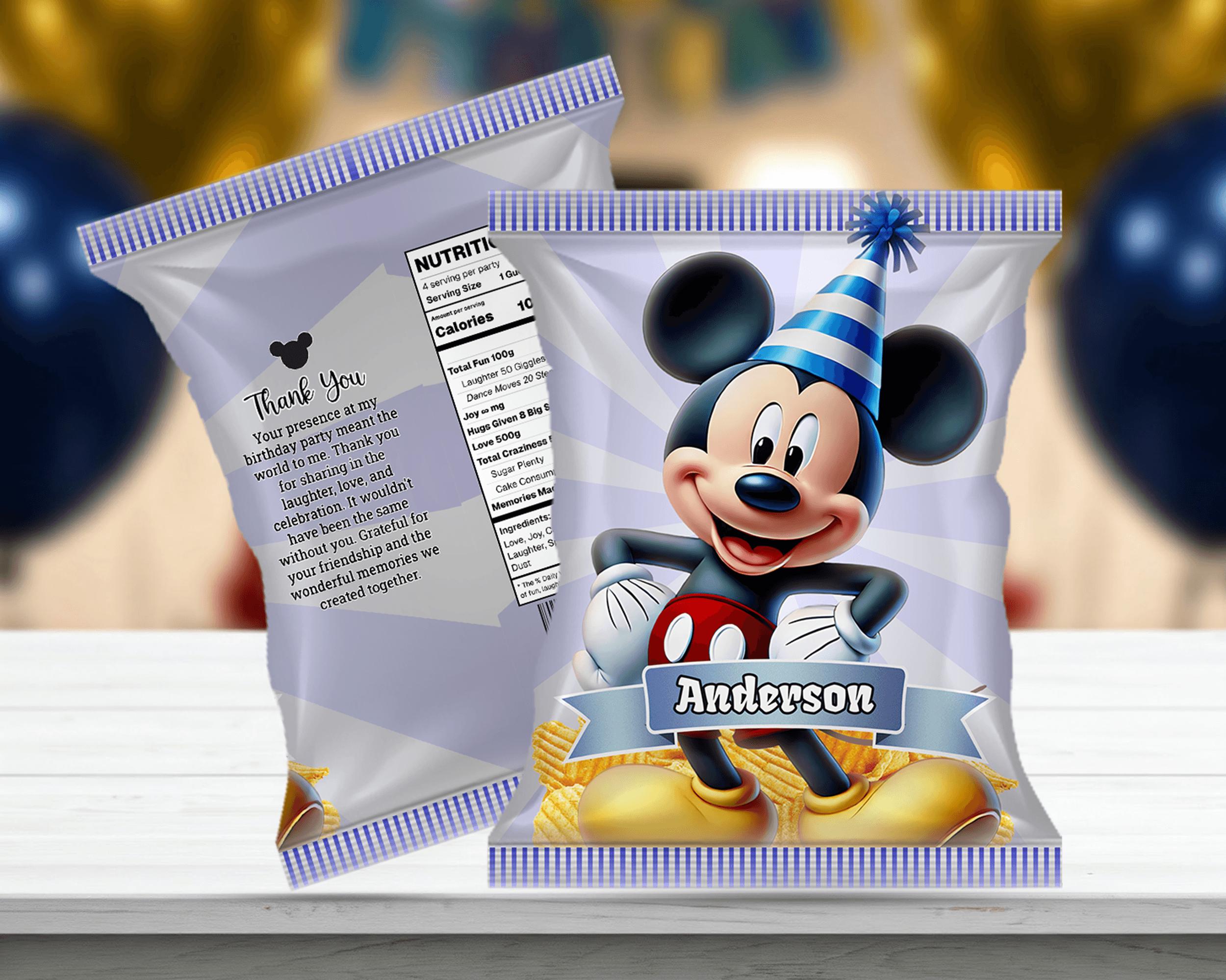 Mickey Mouse Chip Bag, Mickey Mouse Chip Bag Template for Minnie ...