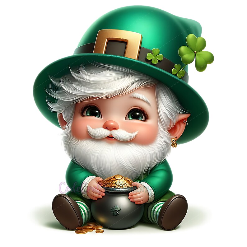 St Pattys Day Clipart, Shamrock Clipart, Leprechaun Clip Art March ...