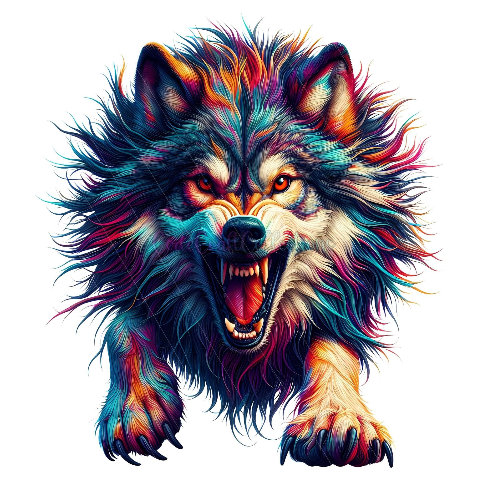 Wolf Clipart Bundle, Wolf Graphics, 16 Wolf PNG & JPG Images for ...