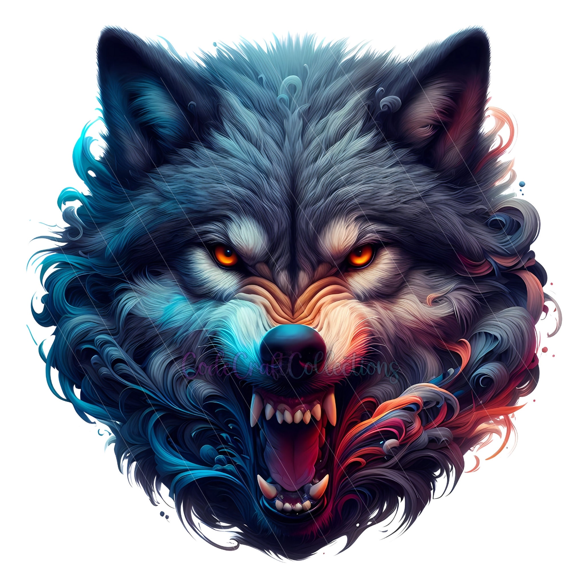 Wolf Clipart Bundle, Wolf Graphics, 16 Wolf PNG & JPG Images for ...