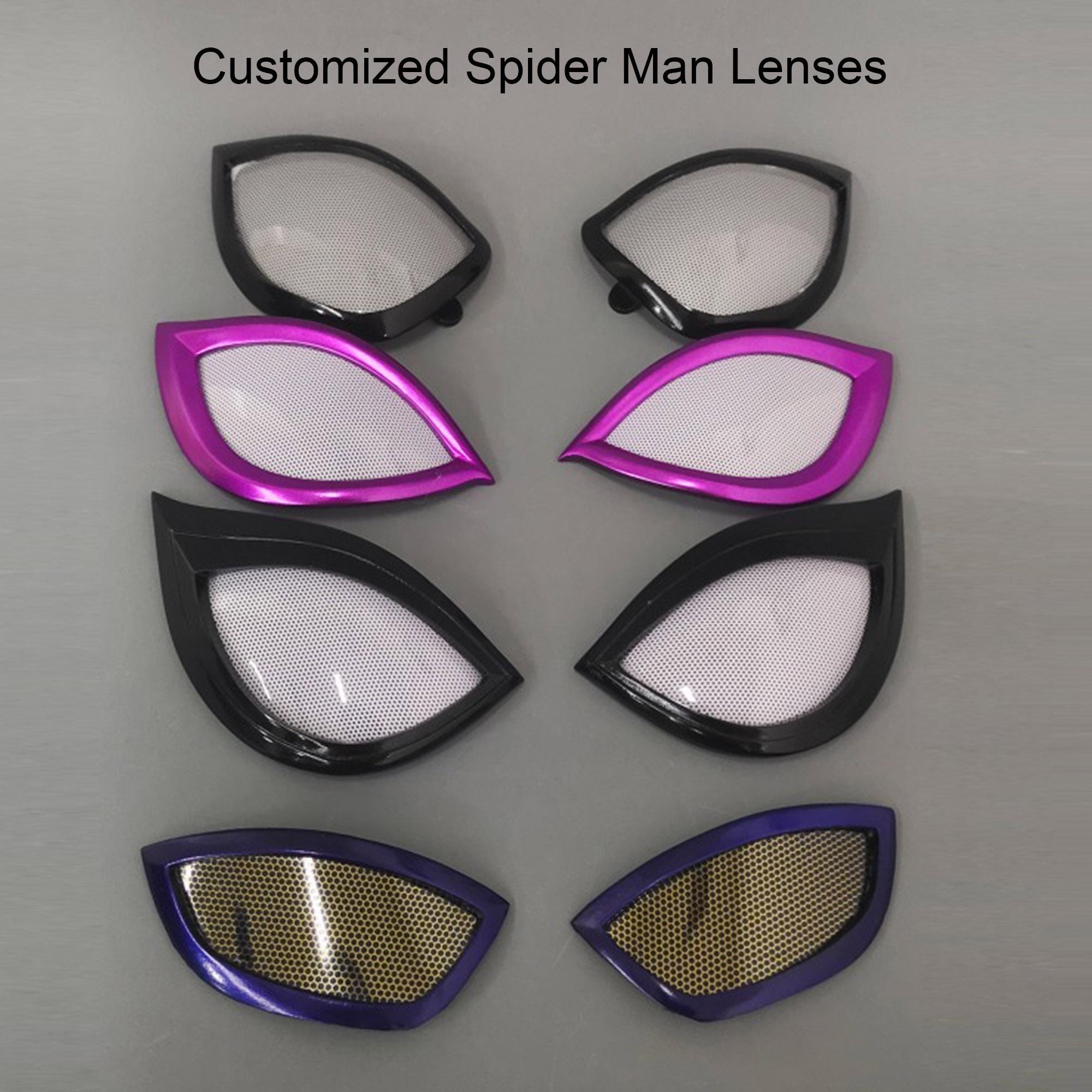 Customized Spider Man Lenses, Spider Man 1 Lenses, PS4, Gwen, Tasm 2 ...